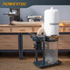 POWERTEC Dust Collector for Woodworking Dust Collection System