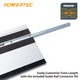 POWERTEC 110" Track Saw Guide Rail Joining Set for Milwaukee Track Saws ...