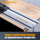 POWERTEC 110" Track Saw Guide Rail Joining Set for Milwaukee Track Saws ...