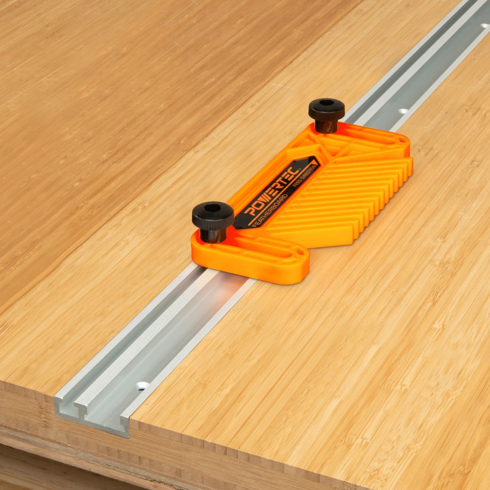 POWERTEC - Combo T-track Miter Track 32" 48" (Combo T track) - POWERTEC ...