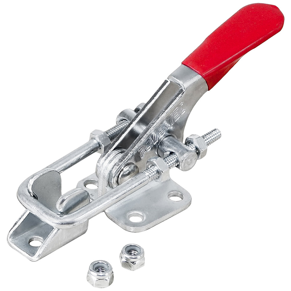 Toggle Clamp Mounting Plate-POWERTEC | Woodwork T Track & T-Track ...