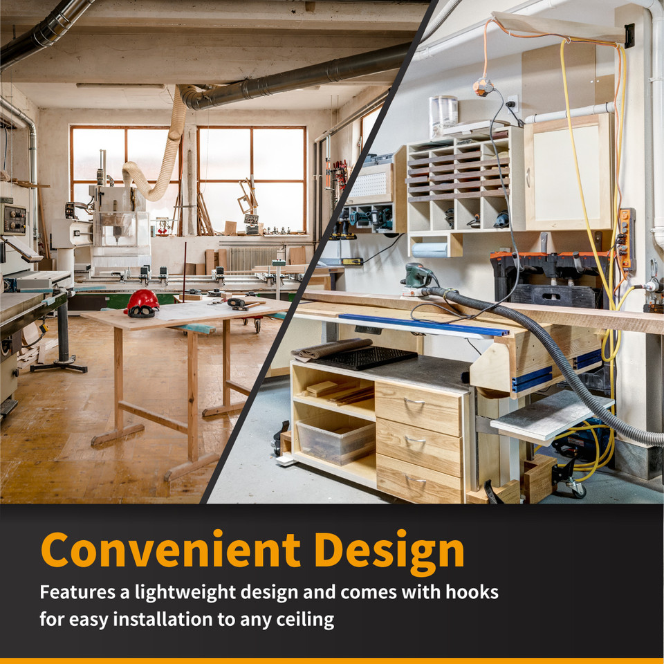 Remote Controlled 3-Speed Air Filtration System | POWERTEC Saw Dust ...