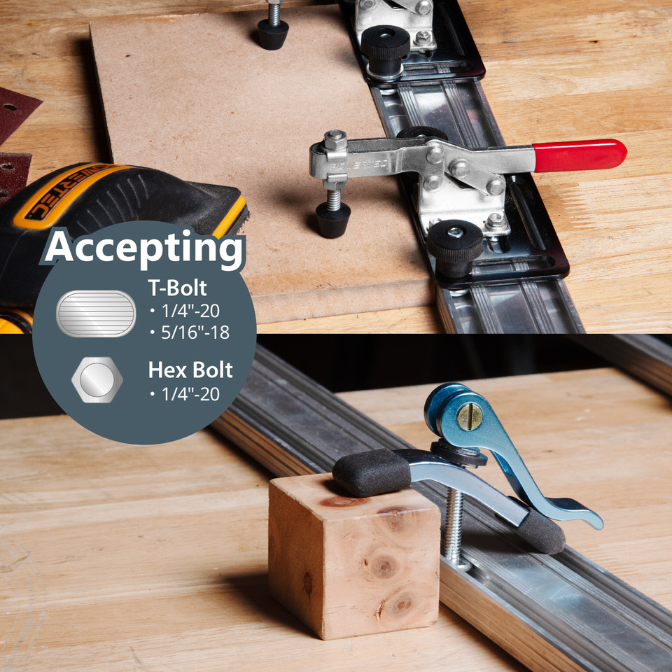 POWERTEC 71707 24" Contractor Straight Edge Clamp Saw Guide ...