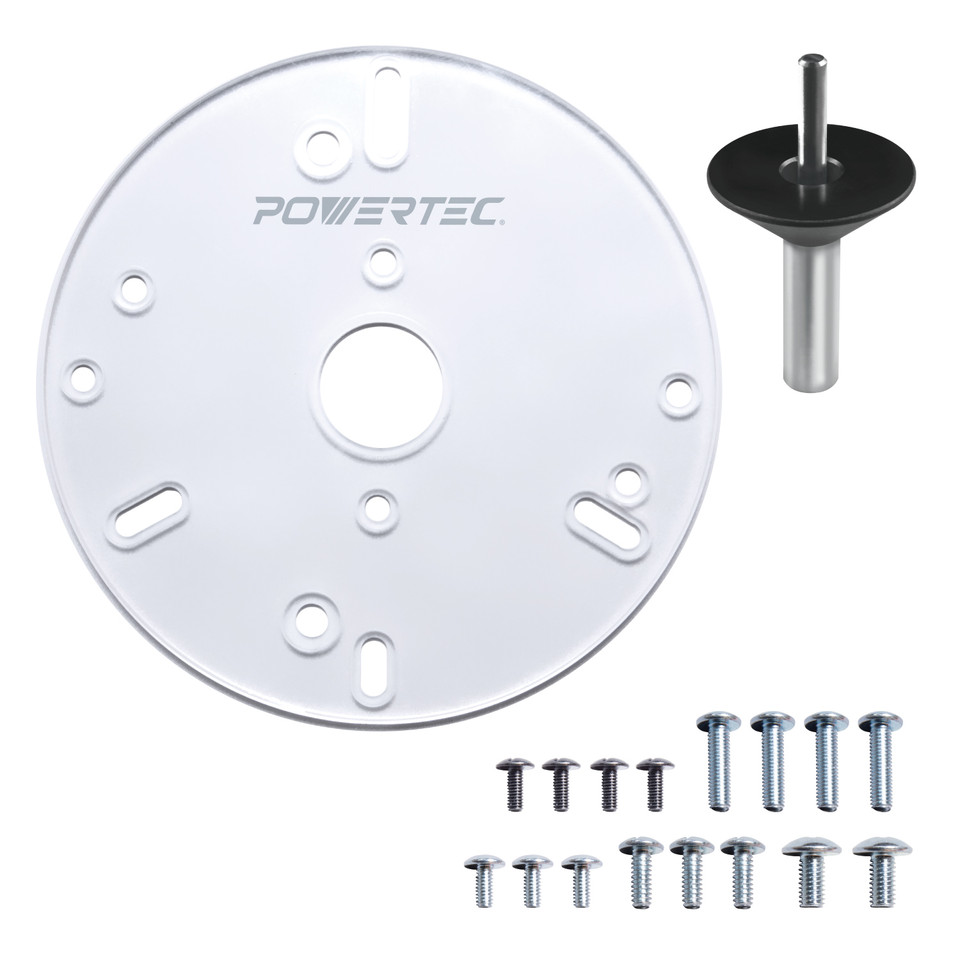 71840 Router Subbase Centering Pin Set with 1/2" and 1/4" Centering Pin ...