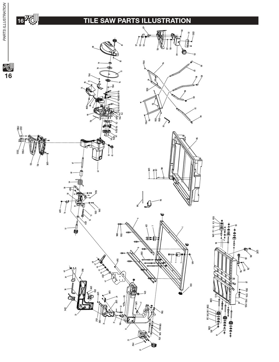 Parts for powertec tools