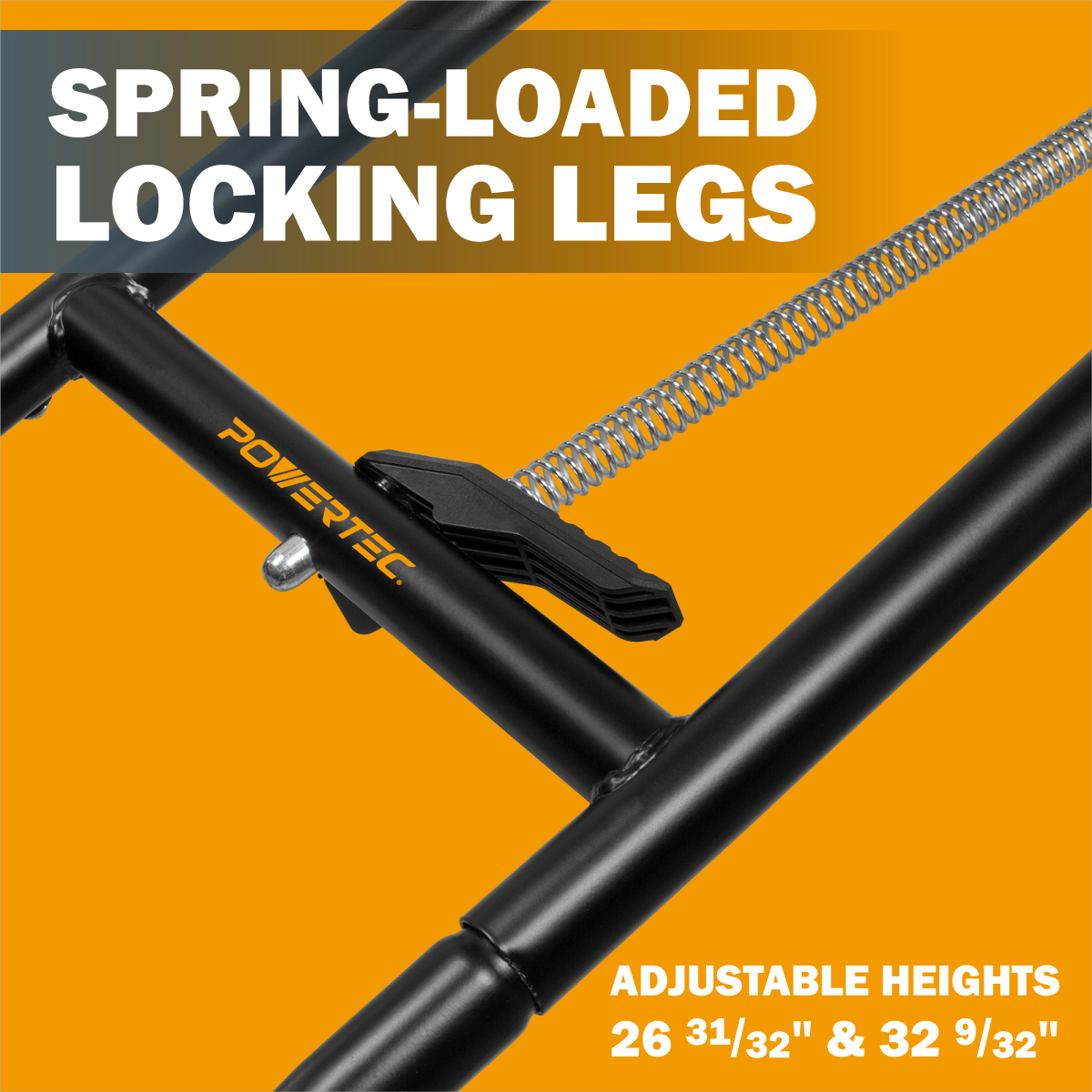 POWERTEC-Universal Mounting Deluxe Rolling Stand with impressive 440 lb ...