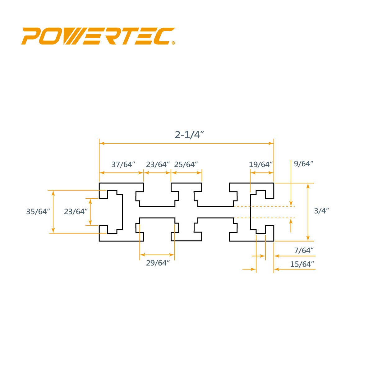 Werkbank Rail DuBois Multi T-Slot Track - Aluminium Rail 36 Inch - Voor ...