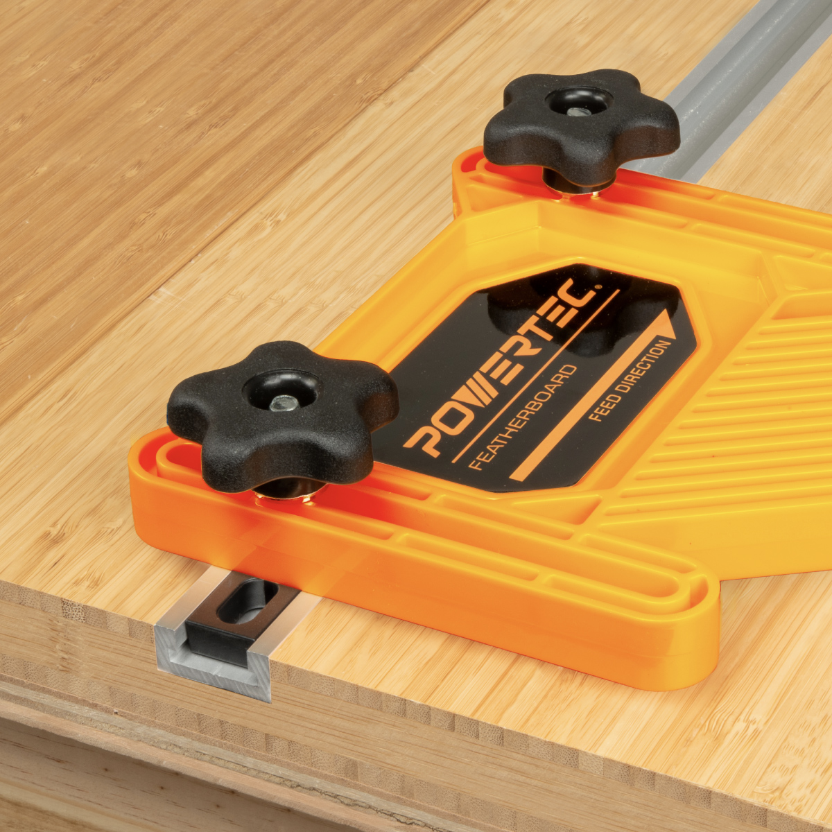 POWERTEC-Standard Miter T-Track works perfectly with 3/4 Inch x 3/8 ...