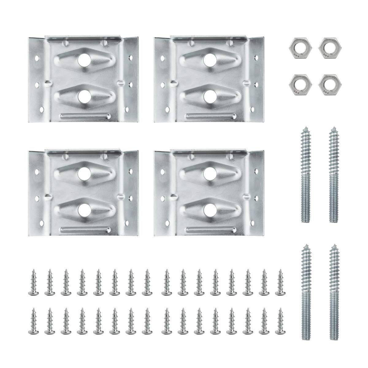 Surface Mount Corner Brackets for Table Aprons-Set of 4 | POWERTEC ...