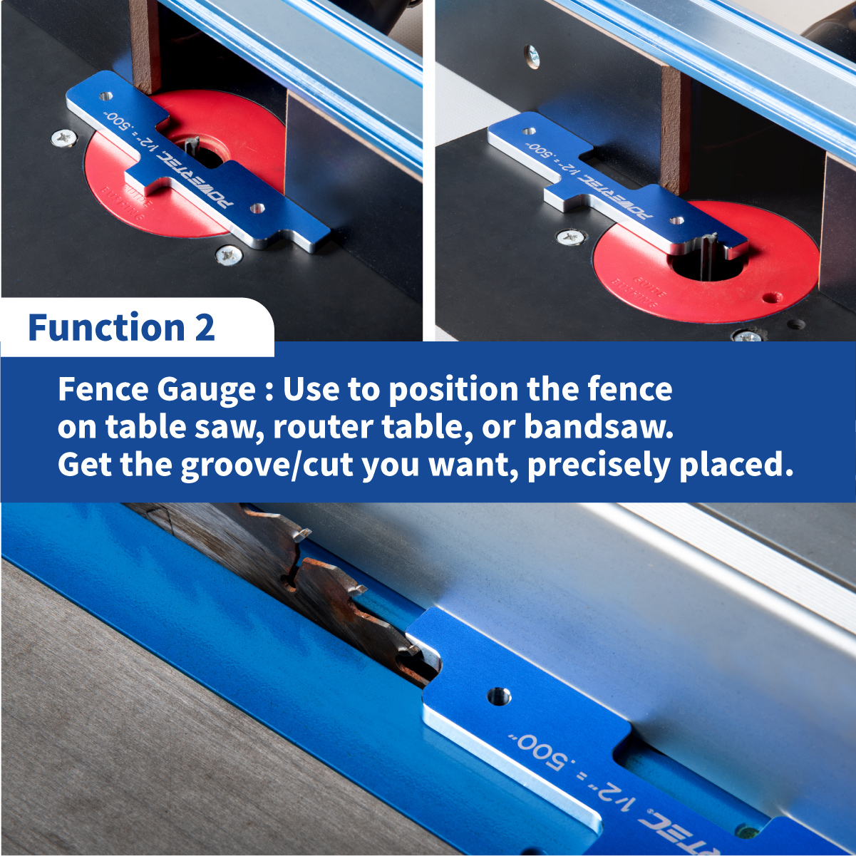 Router Table Set Up Bars 7pc with Protective Storage Case | POWERTEC ...