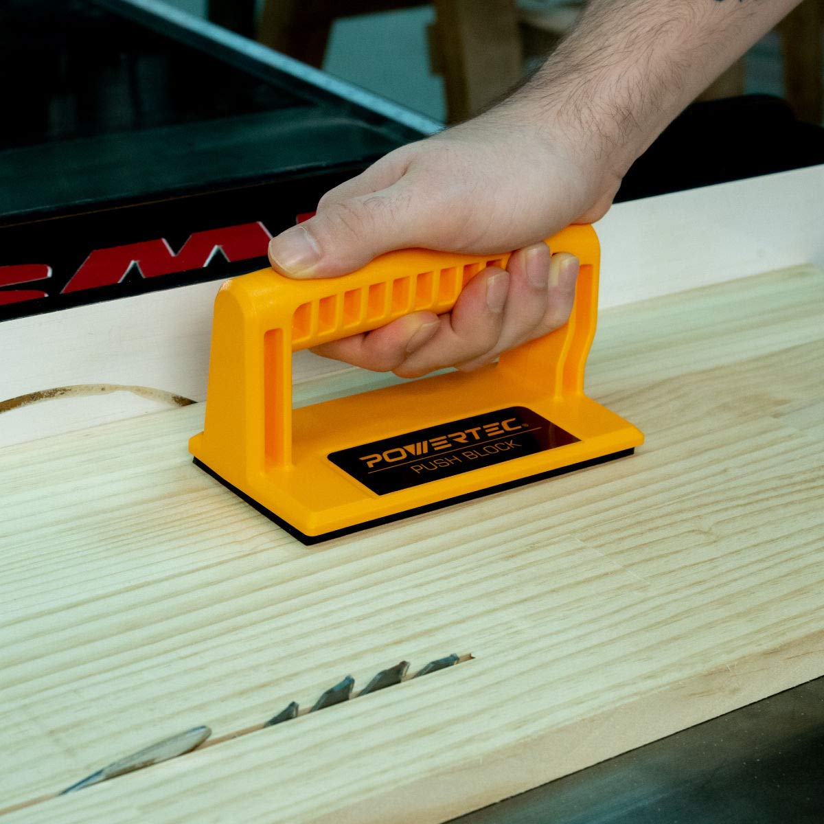 Deluxe Push Block Ergonomic Handle with Max Grip 2PK - POWERTEC ...