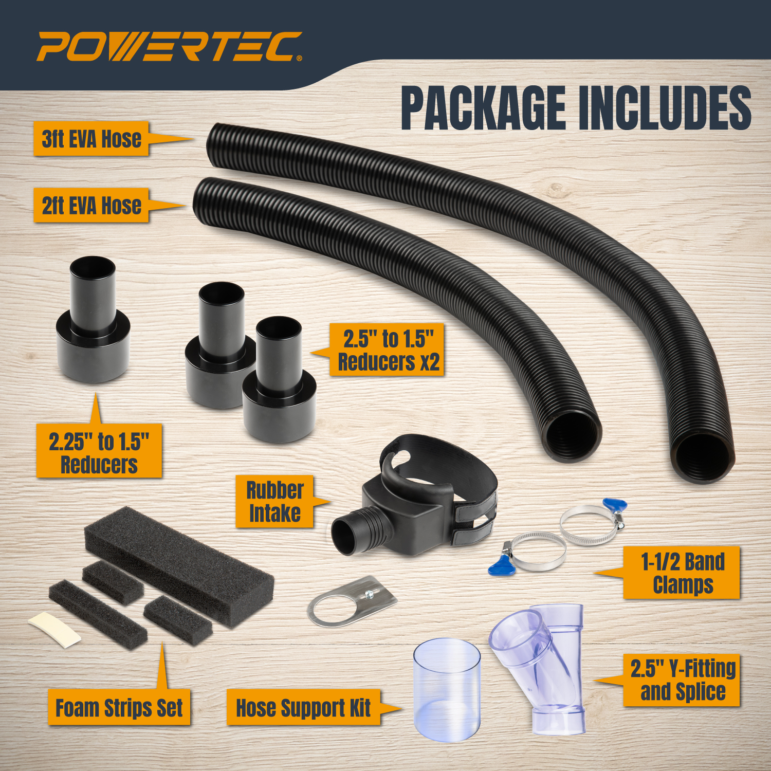 Router Table Dust Collection System-POWERTEC 70331 | Woodworking Dust ...