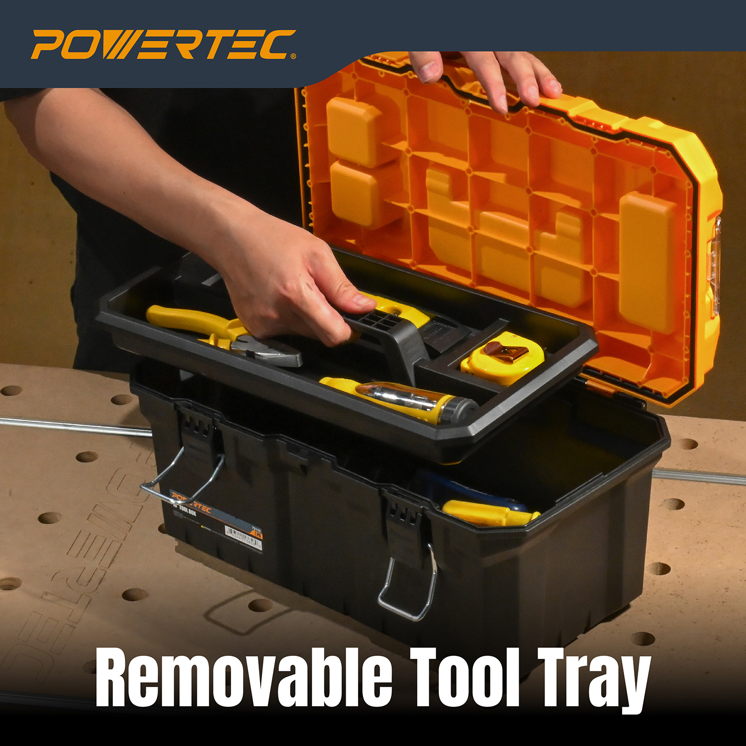 72119 16-Inch Tool Box with Trays