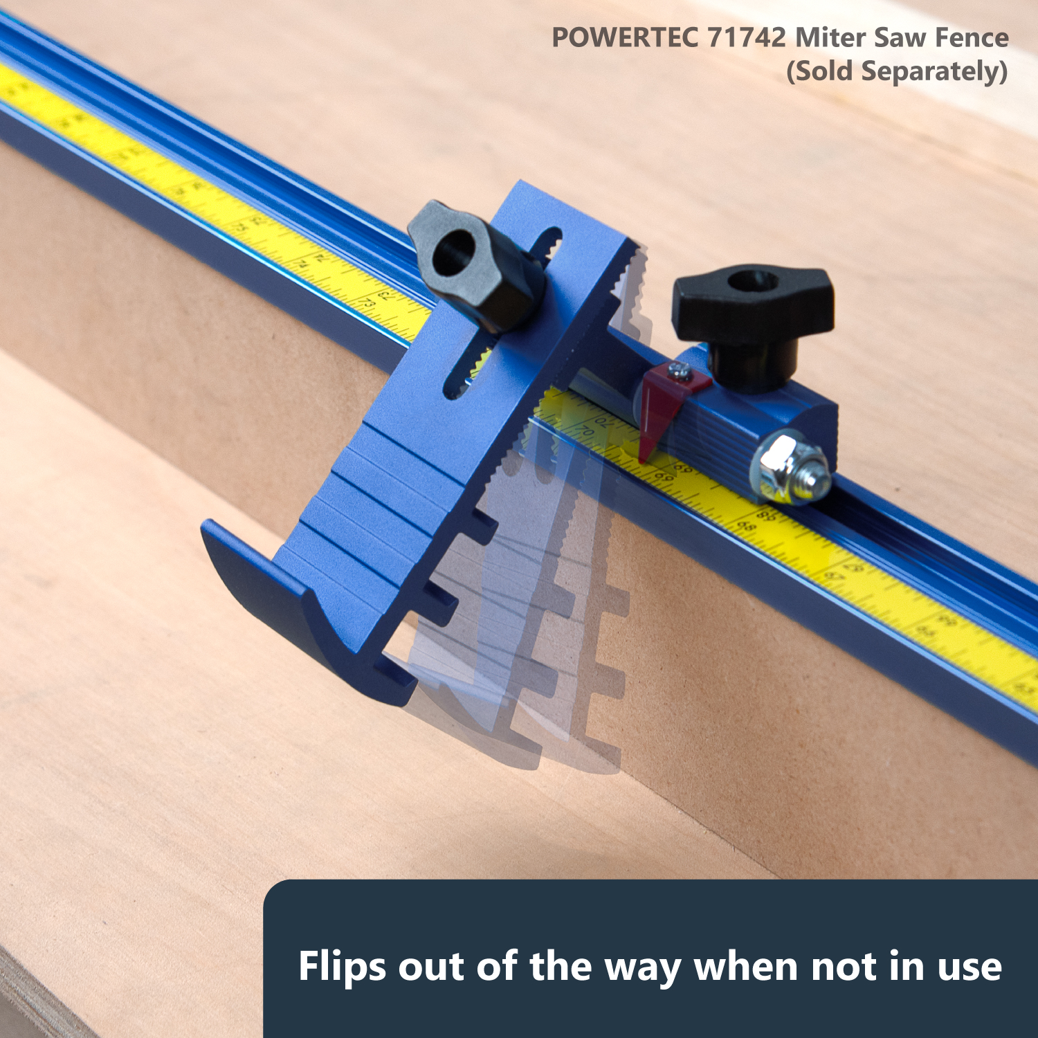 72123 Adjustable Swing Flip Stop with 5/16"-18 T-Bolt