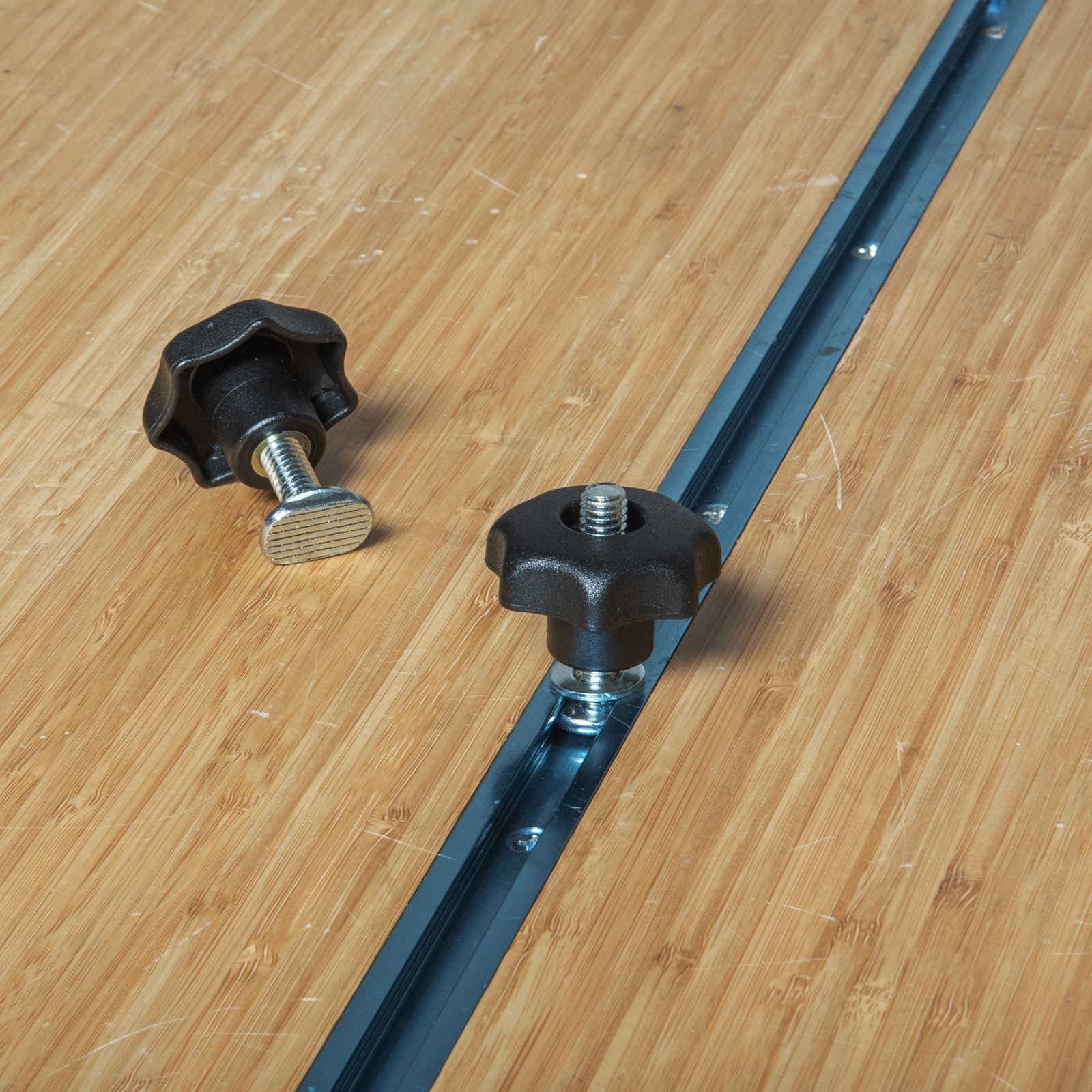 T Track intersection Kit with Wood Screws-POWERTEC | Woodwork T Track ...