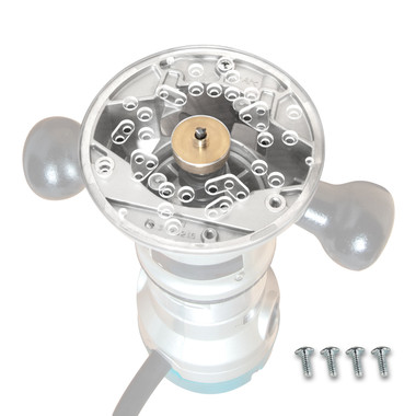 Universal Trim Router Base Plate 5-3/4" | POWERTEC Woodwork Routing ...