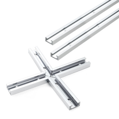 T Track 48" with Intersection Kit, Universal T-Tracks, Aluminum t track ...