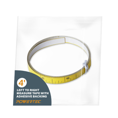 71163 T-Track Tape Measurement, left-right - POWERTEC