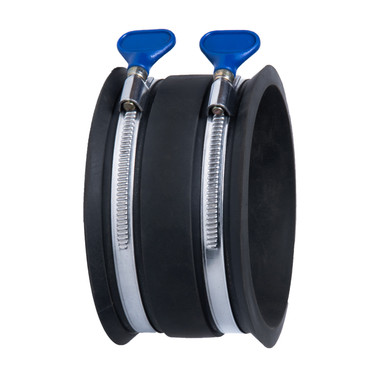 70369 Dust Control Flex Cuff with Key Hose Clamps, 4-Inch, 1PK