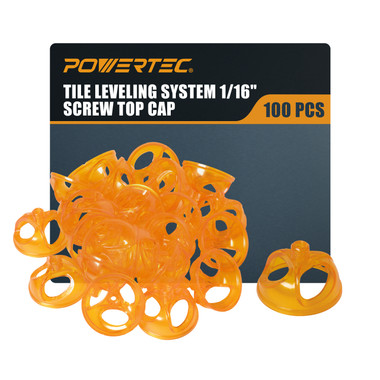 72108 Tile Leveling System Screw Top Cap for Threaded Spacer, Reusable ...