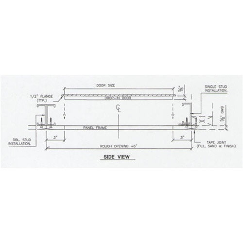 Acudor GFRG, glass fiber reinforced gypsum, ceiling access doors are ...