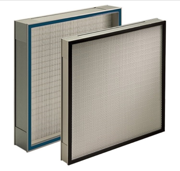 99.99% HEPA Filter Metal Frame 24 x 24 x 2-3/4 BioMax CS Minipleat HEPA ...