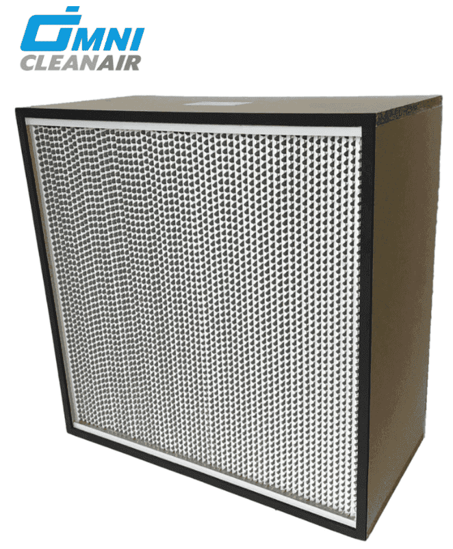 Omnitec 12x12x12 HEPA Filter | 99.97% At 0.3 Micron, Standard Frame
