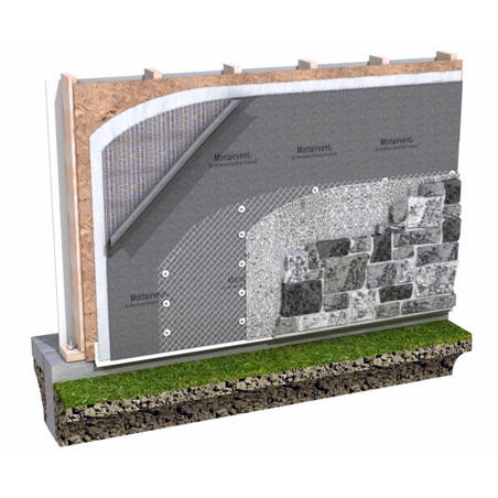 Mortairvent® 202 Rainscreen 6 mm skid slicker for max protection ...