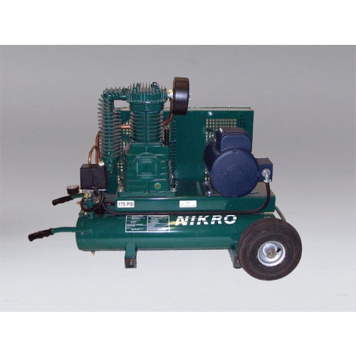 Nikro 860324 - 5 H.P. 220V 2 Stage, 175 PSI Portable Electric Compressor