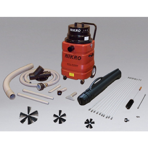 Nikro DVK200 - Dryer Vent Vacuum w/Tool Kit & Rotary Brush Kit