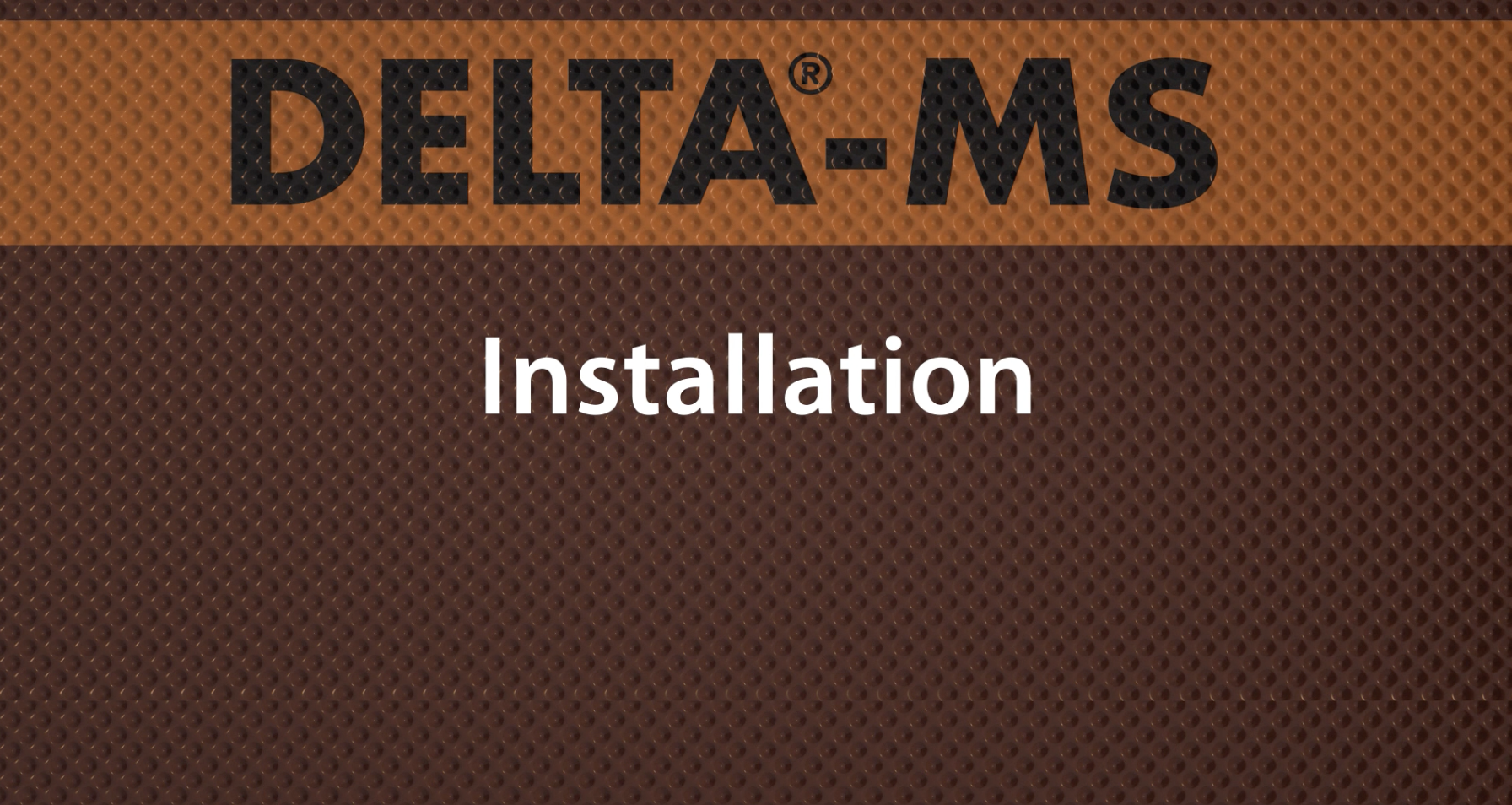 How to Install DELTA®-MS Dimpled Membrane - Spycor Environmental