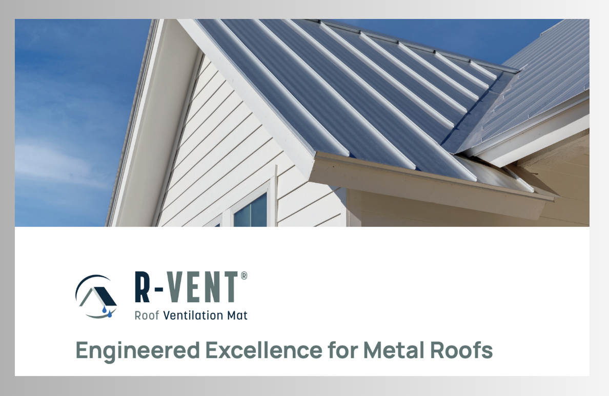 Best Roof Ventilation Mat for Cedar, Metal, and Tile Roofs: Why R-Vent ...