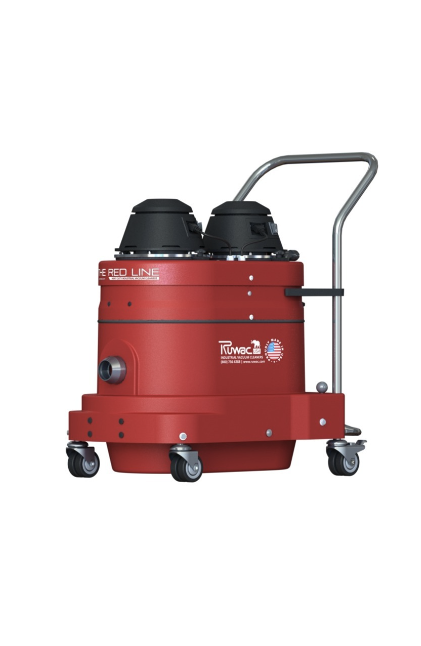 How the Ruwac Little Red Vacuum Tackles Concrete Dust with MicroClean ...