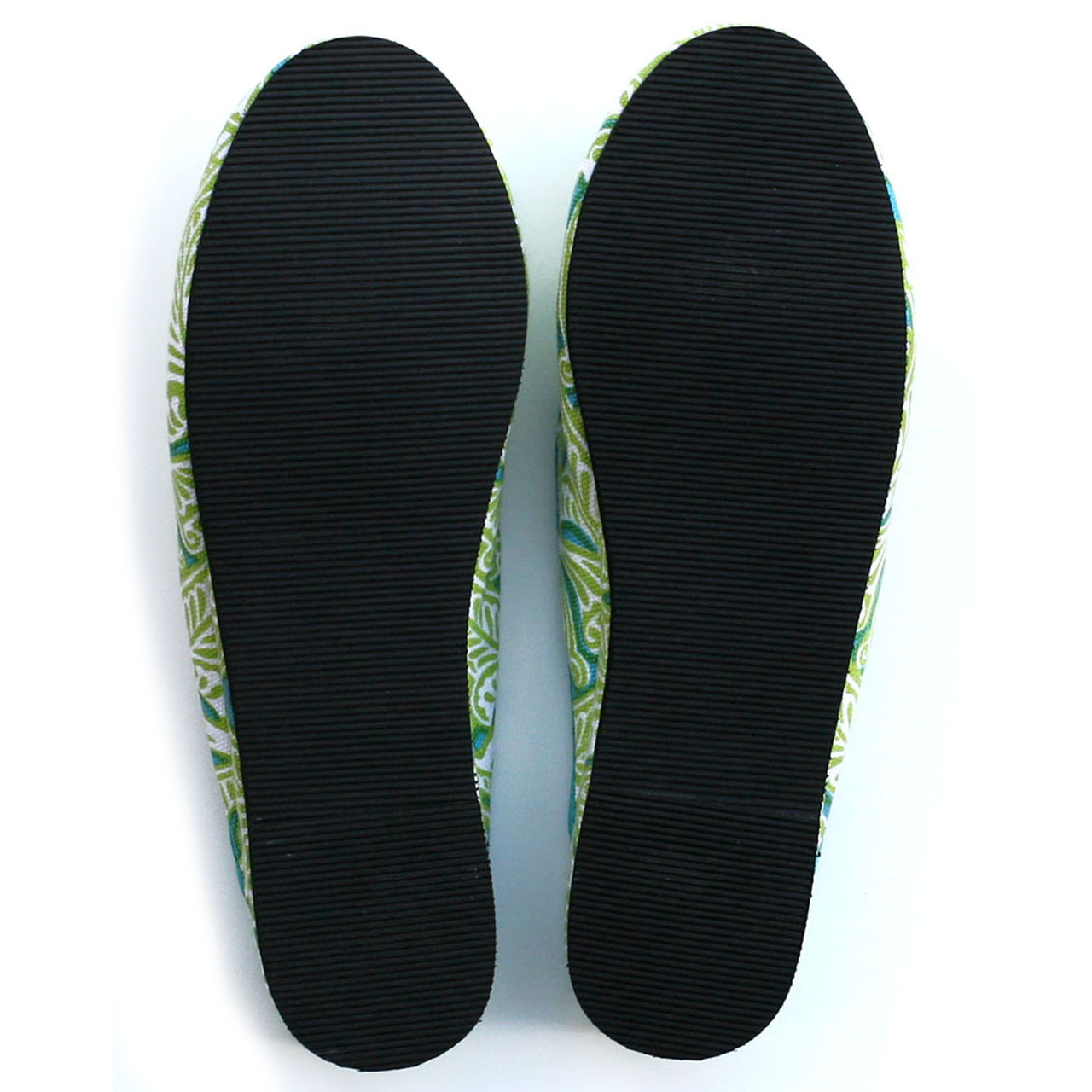 Clare Lime canvas slippers - Needham Lane Ltd.