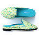 Clare Lime canvas slippers - Needham Lane Ltd.