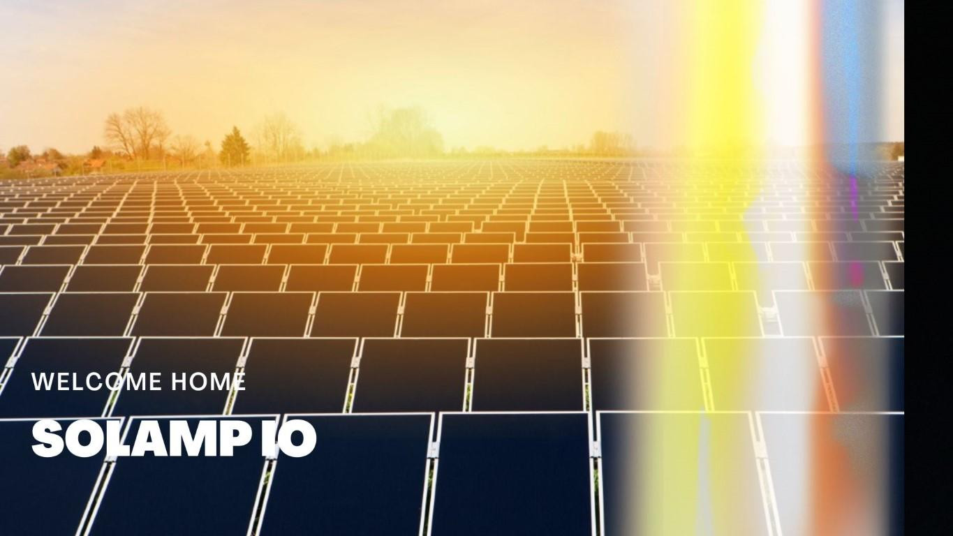 Solamp IO's Cleantech Renewable Energy Products