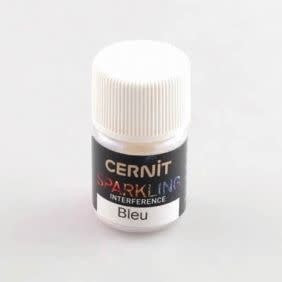 Cernit Sparkling Interference-Blue 5 Gr