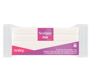 Sculpey Premo White Translucent 1 lb
