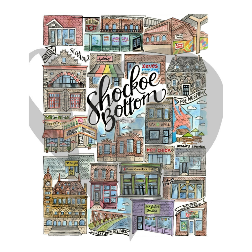 Shockoe Bottom 8.5x11 Art Print