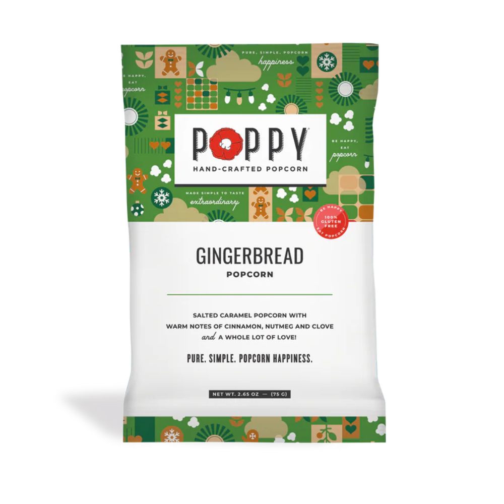 Poppy Popcorn - Gingerbread Snack Mix
