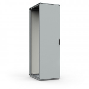 Modular Single Door Encl - 2000 x 800 x 600 - Steel/Lt Gray HME2086