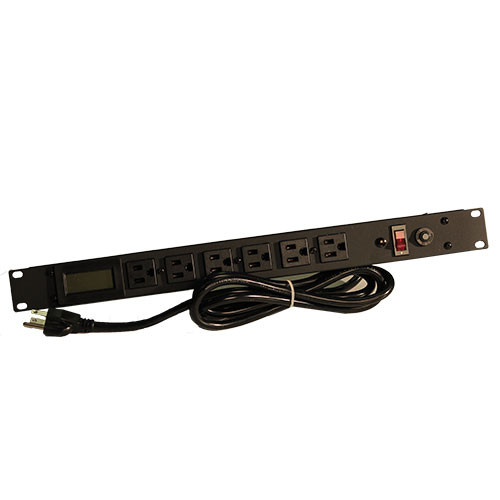 Rackmount Digital Power Strip - 6 front outlet | Server Rack Power at ...