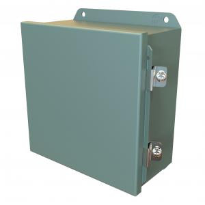 N4,12 J Box Hinged - 8x8x4 - Steel/Gray HJ884HLP
