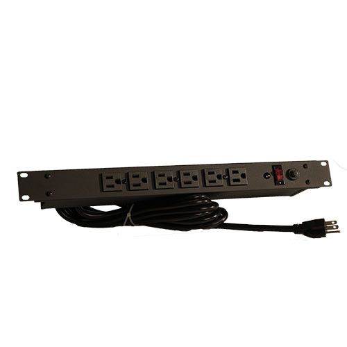 Rackmount Power Strip - 6 front outlet | Server Rack Power at ...
