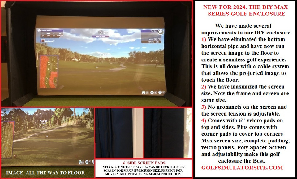 Golf Simulator Cage | Golf Simulator Enclosure | Golf Cage
