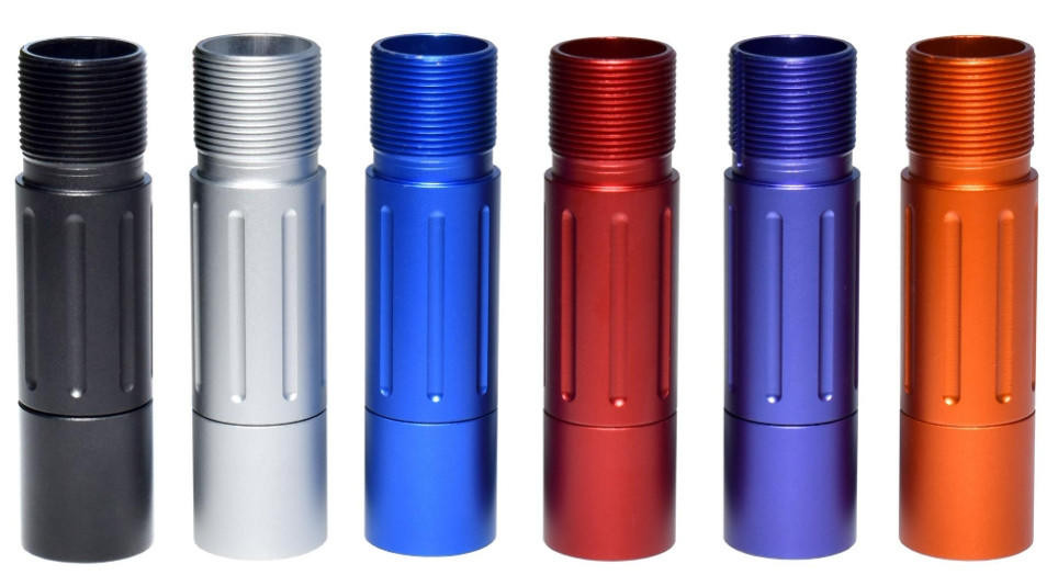 3.5" Short Buffer Tube System QR Sling Adapter Cap - Blue