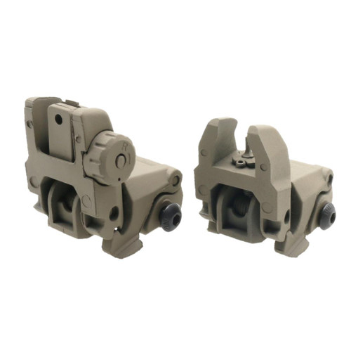 Polymer Front and Rear Sight Spring Loaded Cerakote Pink