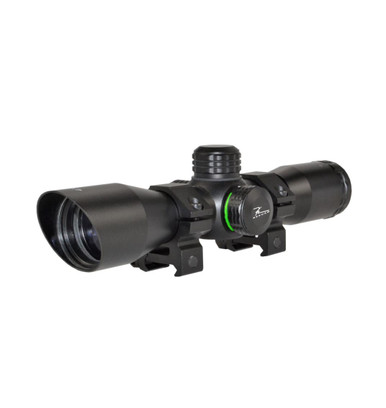 4X32 Compact Scope with Red/Green 5 Line Reticle and 1" Picatinny Scope ...