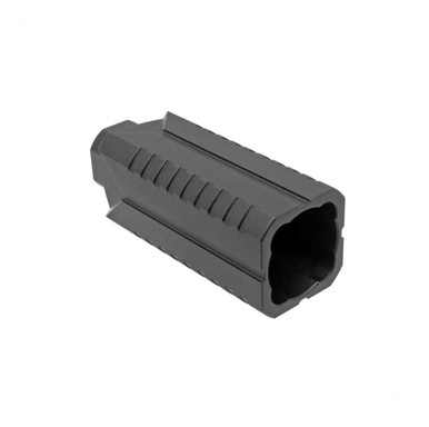 AR-15/.223/5.56 DIVERTER MUZZLE STEEL FLASH CAN - BLACK