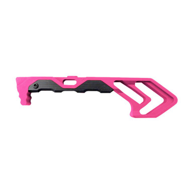 Skeletonized Aluminum Angle Foregrip - Cerakote Pink